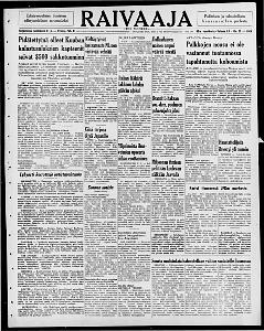 Raivaaja. February 21, 1964 = Pioneer - Digital Commonwealth