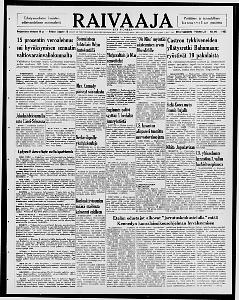 Raivaaja. August 16, 1963 = Pioneer - Digital Commonwealth