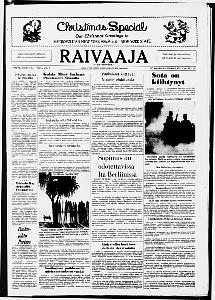 Raivaaja. December 7, 1971 = Pioneer - Digital Commonwealth