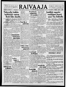 Raivaaja. November 7, 1955 = Pioneer - Digital Commonwealth