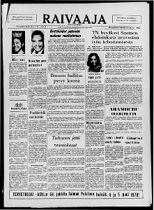 Raivaaja. June 19, 1970 = Pioneer - Digital Commonwealth