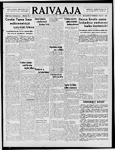 Raivaaja. February 4, 1957 = Pioneer - Digital Commonwealth