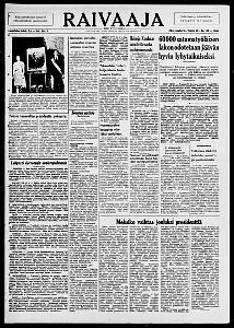 Raivaaja. October 3, 1964 = Pioneer - Digital Commonwealth