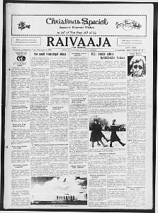 Raivaaja. December 11, 1980 = Pioneer - Digital Commonwealth