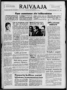 Raivaaja. July 10, 1970 = Pioneer - Digital Commonwealth