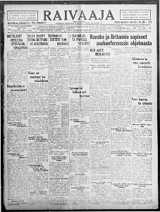 Raivaaja. December 9, 1925 = Pioneer - Digital Commonwealth