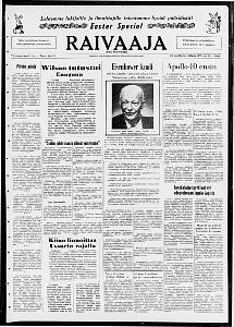 Raivaaja. April 1, 1969 = Pioneer - Digital Commonwealth