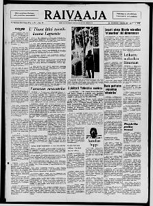 Raivaaja. January 23, 1970 = Pioneer - Digital Commonwealth