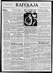 Raivaaja. November 8, 1968 = Pioneer - Digital Commonwealth