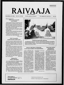 Raivaaja. October 25, 2000 = Pioneer - Digital Commonwealth