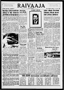 Raivaaja. September 12, 1964 = Pioneer - Digital Commonwealth