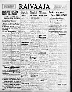 Raivaaja. December 18, 1946 = Pioneer - Digital Commonwealth