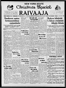 Raivaaja. December 13, 1955 = Pioneer - Digital Commonwealth
