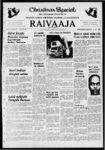 Raivaaja. December 10, 1966 = Pioneer - Digital Commonwealth