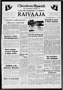 Raivaaja. December 6, 1966 = Pioneer - Digital Commonwealth