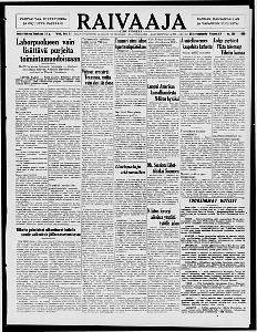 Raivaaja. October 21, 1959 = Pioneer - Digital Commonwealth