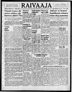 Raivaaja. July 10, 1964 = Pioneer - Digital Commonwealth