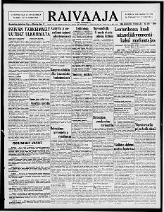 Raivaaja. December 19, 1960 = Pioneer - Digital Commonwealth