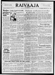 Raivaaja. November 5, 1968 = Pioneer - Digital Commonwealth