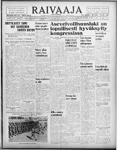 Raivaaja. September 16, 1940 = Pioneer - Digital Commonwealth