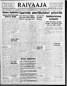 Raivaaja. December 28, 1944 = Pioneer - Digital Commonwealth