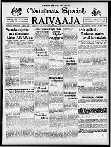 Raivaaja. December 5, 1955 = Pioneer - Digital Commonwealth