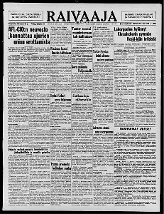 Raivaaja. October 25, 1957 = Pioneer - Digital Commonwealth