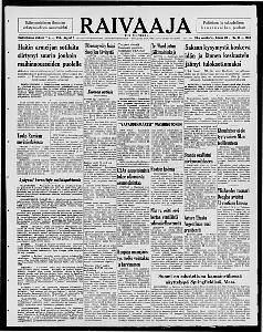 Raivaaja. August 7, 1963 = Pioneer - Digital Commonwealth