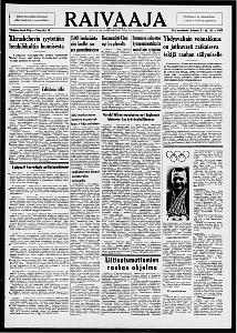Raivaaja. October 20, 1964 = Pioneer - Digital Commonwealth