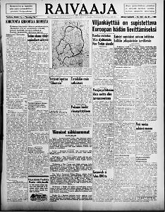 Raivaaja. February 7, 1946 = Pioneer - Digital Commonwealth