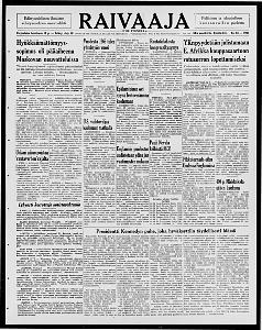Raivaaja. July 19, 1963 = Pioneer - Digital Commonwealth