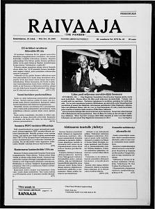 Raivaaja. October 18, 2000 = Pioneer - Digital Commonwealth
