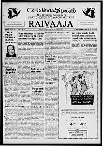 Raivaaja. December 9, 1965 = Pioneer - Digital Commonwealth