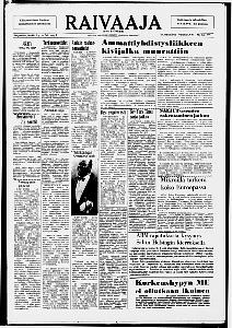 Raivaaja. July 9, 1971 = Pioneer - Digital Commonwealth