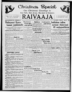 Raivaaja. December 12, 1960 = Pioneer - Digital Commonwealth