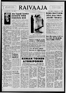 Raivaaja. May 18, 1965 = Pioneer - Digital Commonwealth