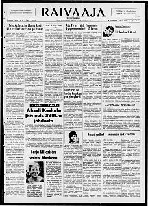 Raivaaja. July 23, 1968 = Pioneer - Digital Commonwealth