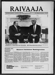 Raivaaja. November 30, 1994 = Pioneer - Digital Commonwealth