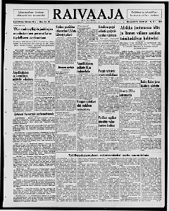 Raivaaja. October 30, 1963 = Pioneer - Digital Commonwealth