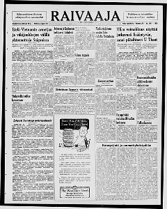 Raivaaja. August 26, 1963 = Pioneer - Digital Commonwealth