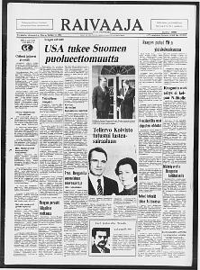 Raivaaja. October 6, 1983 = Pioneer - Digital Commonwealth