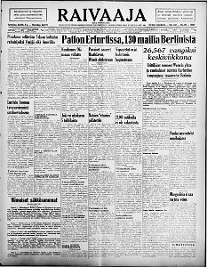 Raivaaja. April 5, 1945 = Pioneer - Digital Commonwealth