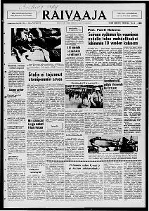 Raivaaja. February 13, 1965 = Pioneer - Digital Commonwealth