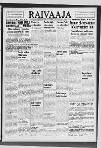 Raivaaja. December 29, 1947 = Pioneer - Digital Commonwealth