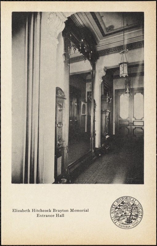 Elizabeth Hitchcock Brayton memorial entrance hall - Digital Commonwealth