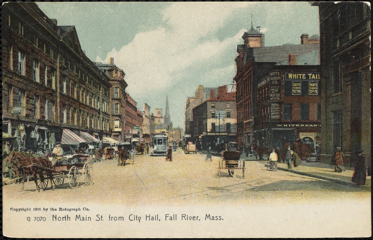 North Main St. from City Hall, Fall River, Mass. - Digital Commonwealth