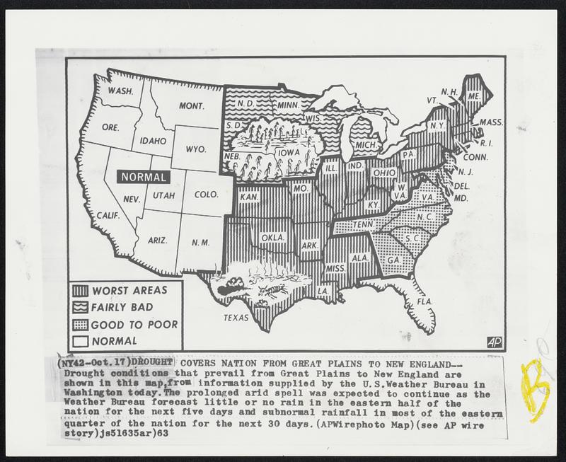 Drought Covers Nation From Great Plains To New England -- Drought ...