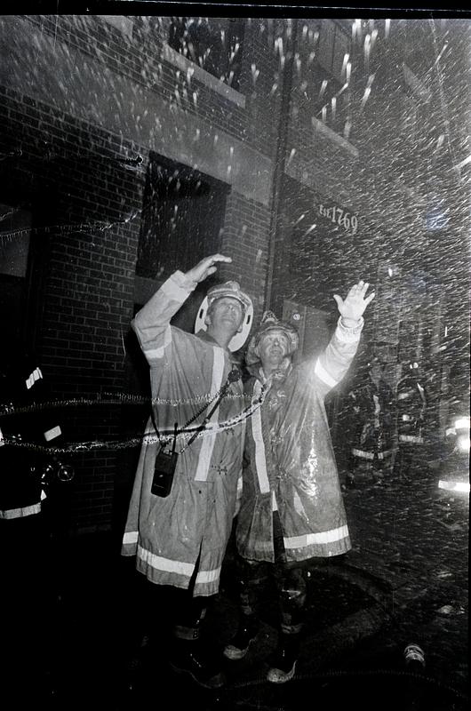 Night fire - Digital Commonwealth