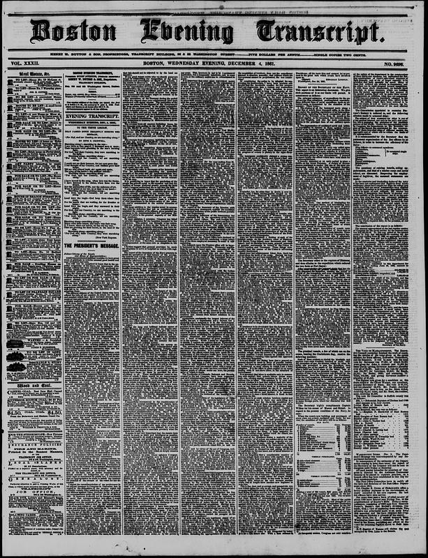 Boston Evening Transcript - Digital Commonwealth