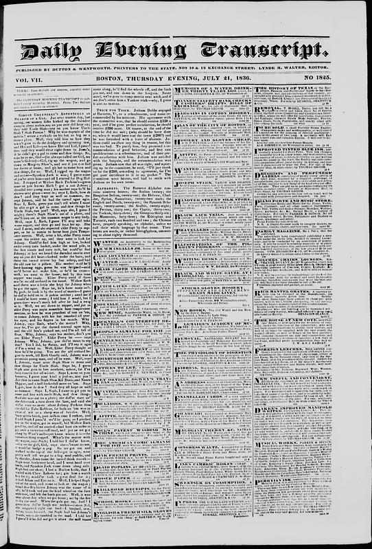 Daily Evening Transcript - Digital Commonwealth